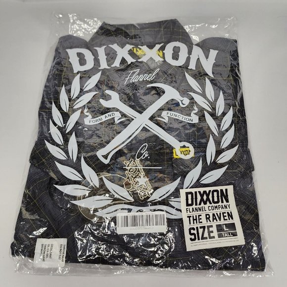 DIXXON | Shirts | Dixxon The Raven Flannel Shirt Mens Large Tall | Poshmark